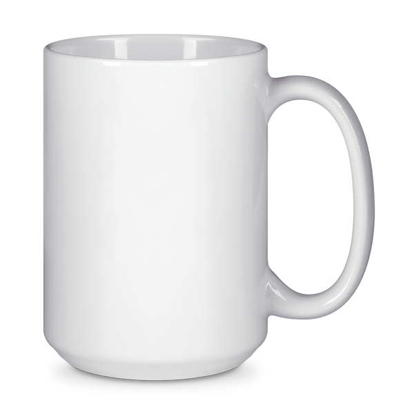 15 oz White Mug | Custom Print on Demand – Printverse Pro